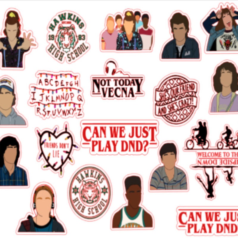 Stranger things stickers - Etsy