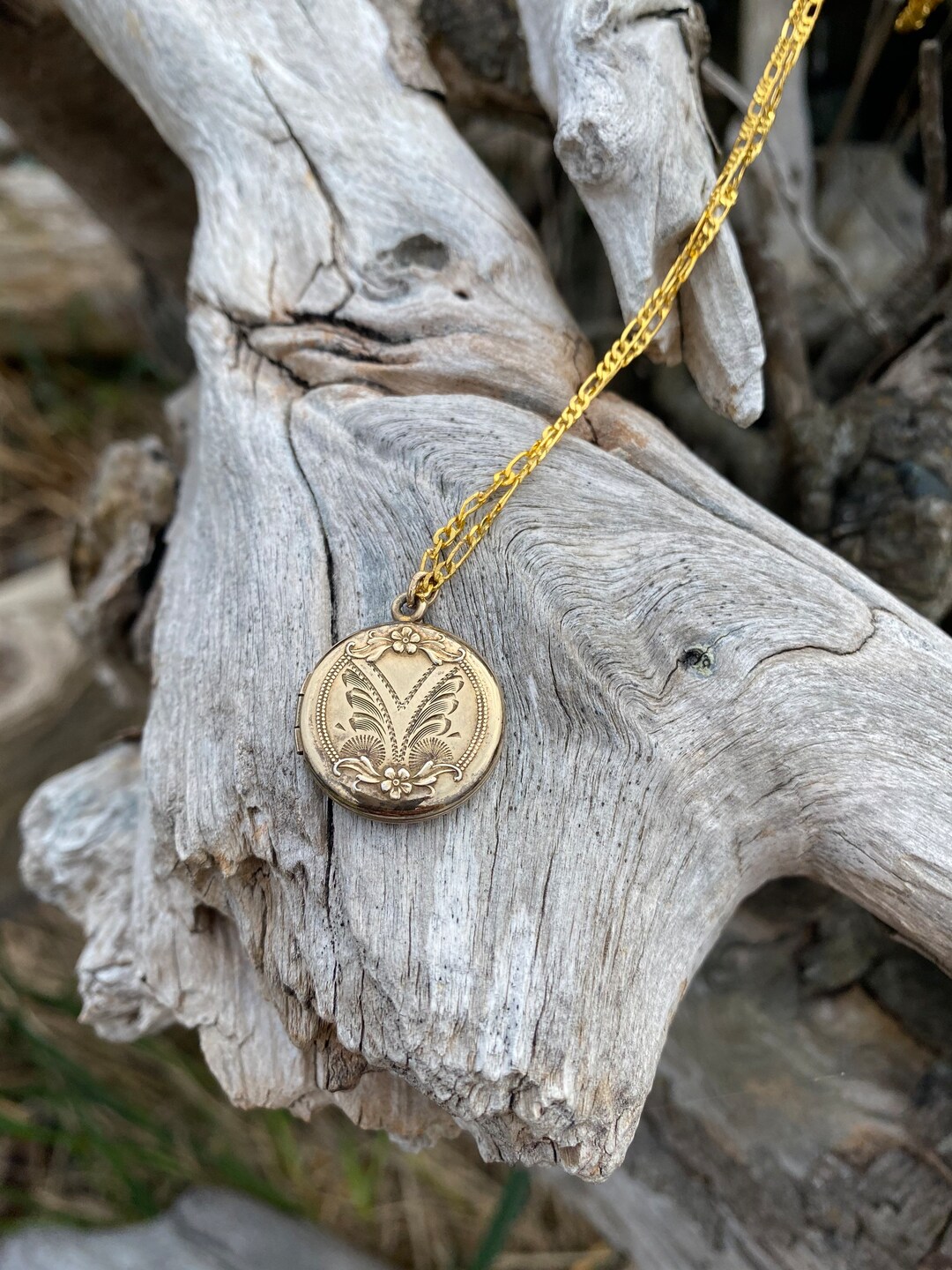 Vintage Gold Filled Locket - Etsy