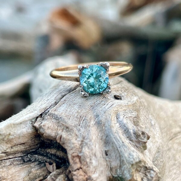 Blue Stone Ring - Etsy
