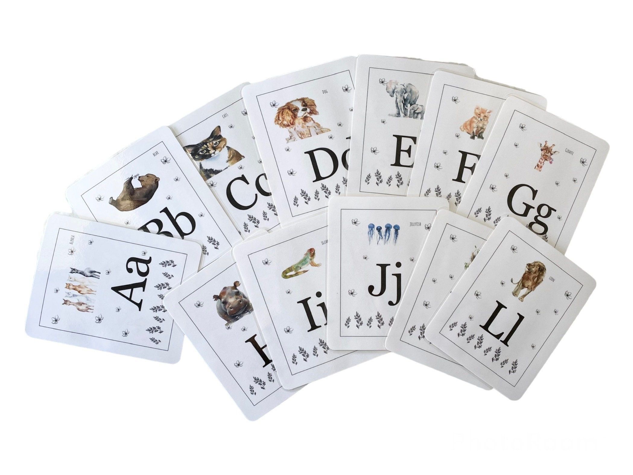 ABC Tracing Cards Pdf Alphabet Learning Book Digital - Etsy