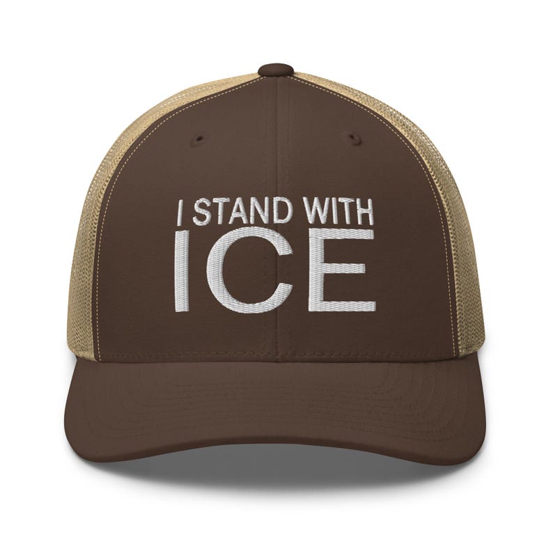 Cap, Hat I Stand With ICE US Immigration Customs Border - RAFCOLLECTION ...