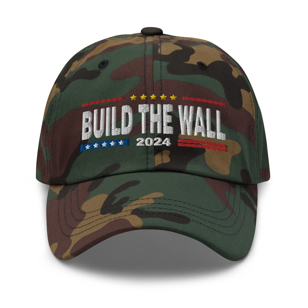 Build the Wall Cap, No Border Invasion, Patriotic Hat - RAF COLLECTION ...