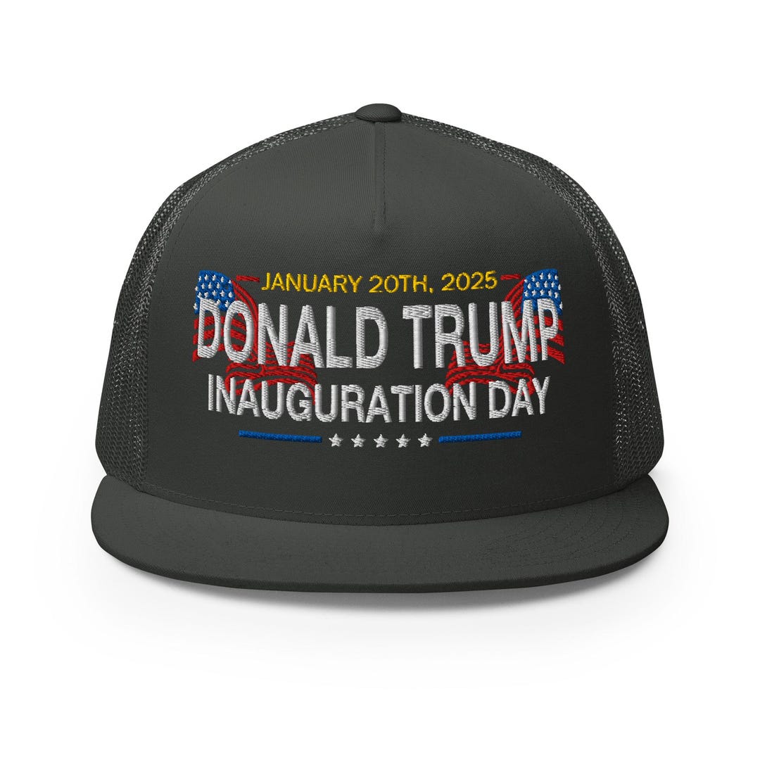 Cap Trump Inauguration Hat 2025 Day 47th President Maga Maha RAF ...