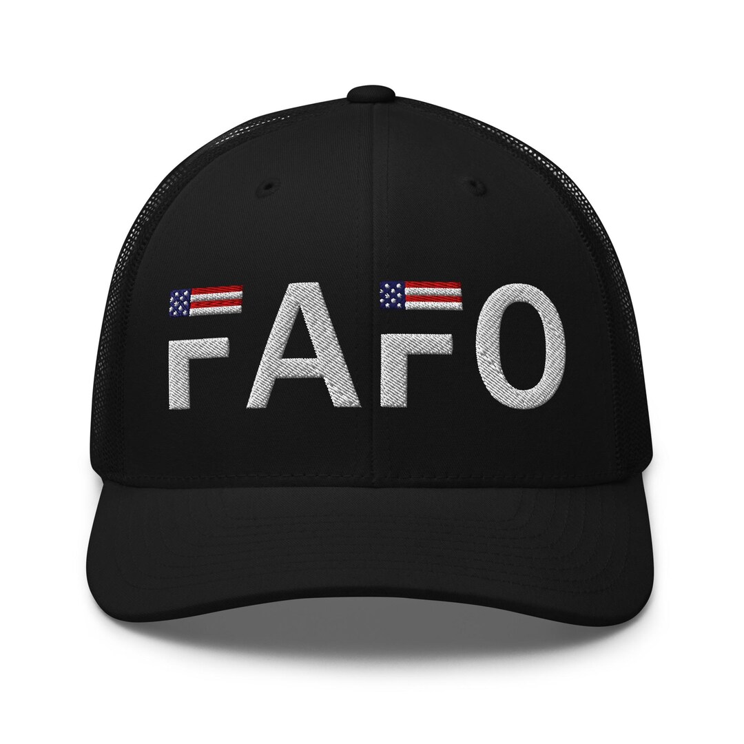 Cap Fafo F Around and Find Out Hat - RAF COLLECTION - Etsy