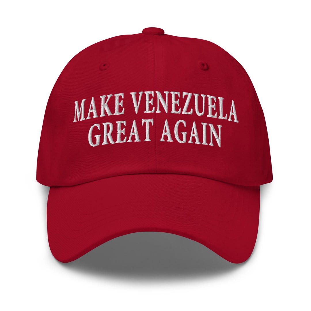 Red Cotton Hat: Make Venezuela Great Again - RAF COLLECTION - Etsy