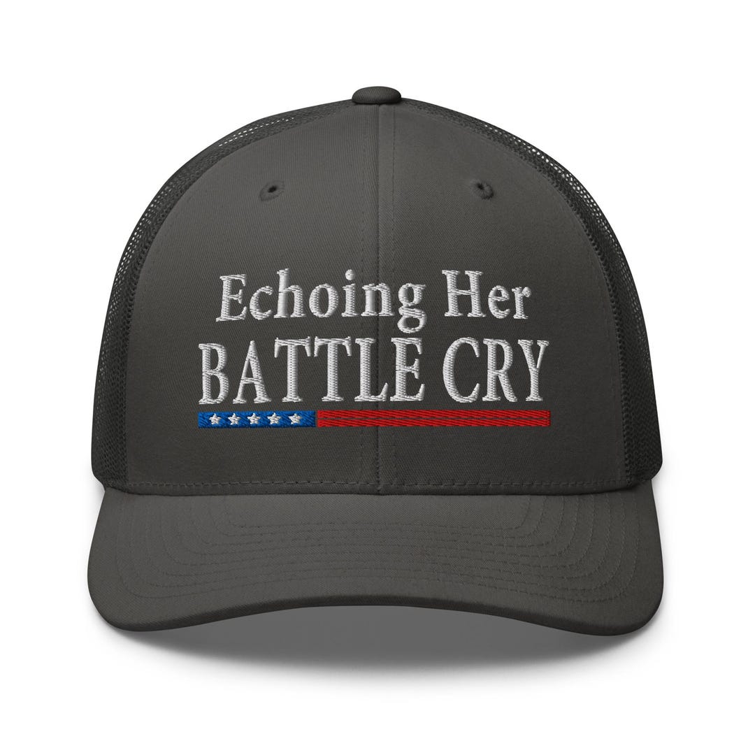 Echoing Her Battle Cry Hat, Cap - Erika and Charlie Kirk Hat - RAF ...