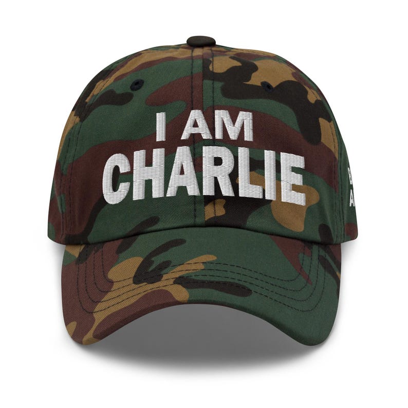 Hat, I Am Charlie - Be Not Afraid! Trump and Charlie Kirk Supporter Cap ...