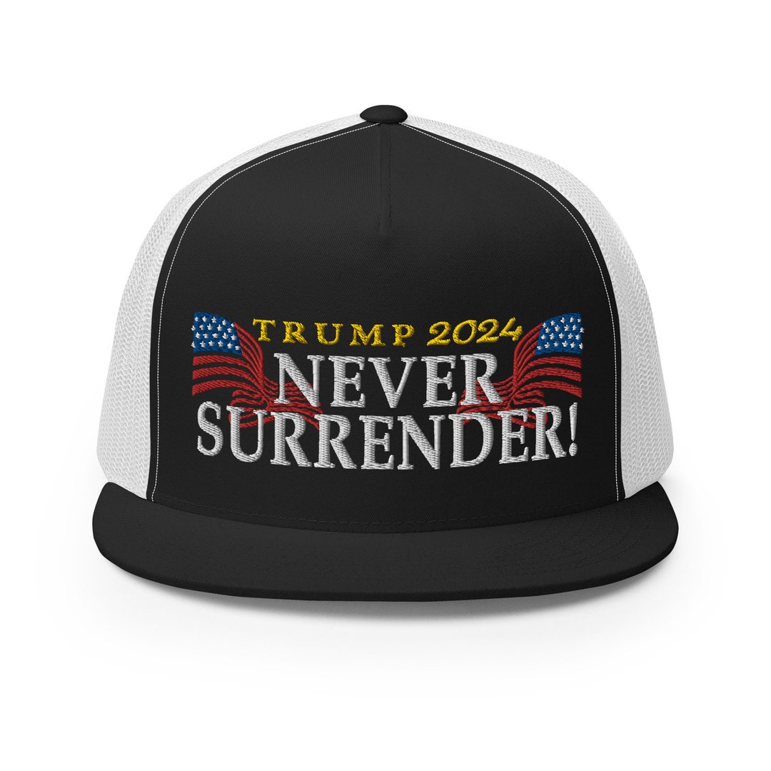 Cap Never Surrender! for President Trump Supporters Hat USA - RAF ...