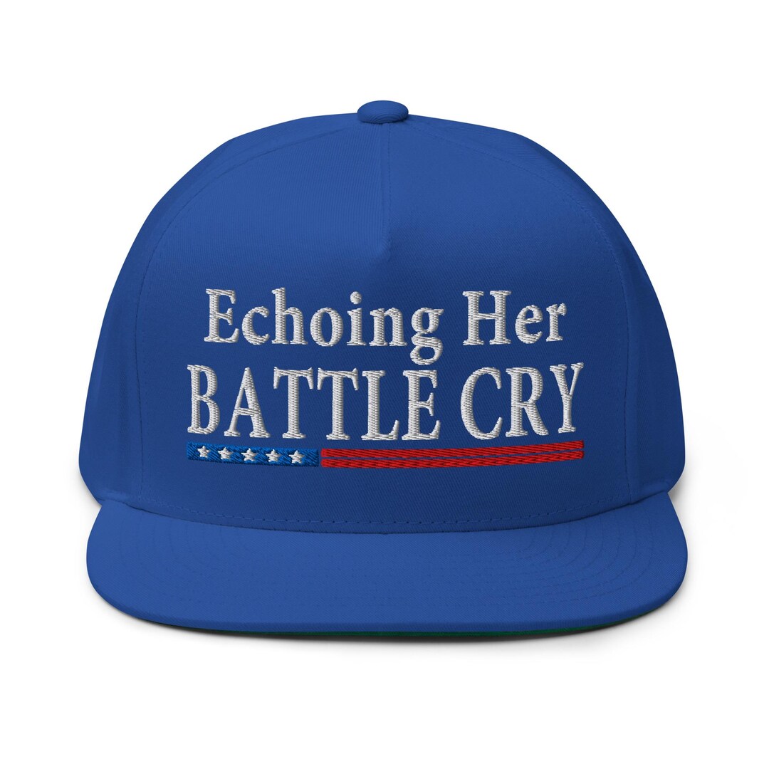 Echoing Her Battle Cry Hat - Erika and Charlie Kirk Cap - RAF ...