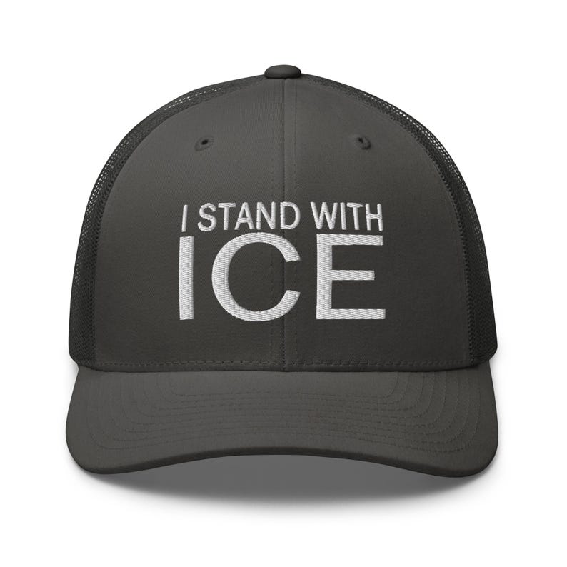 Cap, Hat I Stand With ICE US Immigration Customs Border - RAFCOLLECTION ...