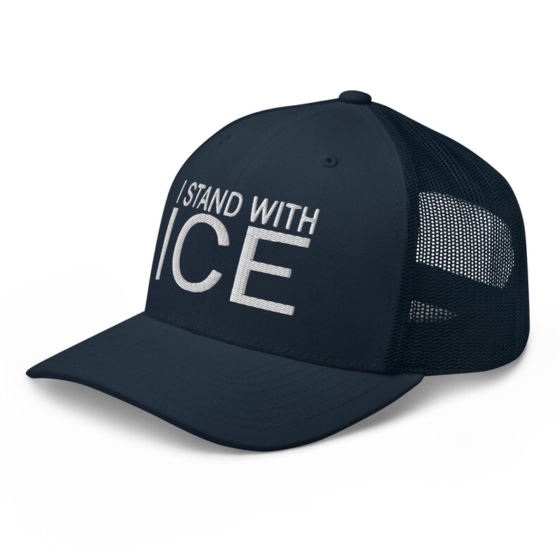Cap, Hat I Stand With ICE US Immigration Customs Border - RAFCOLLECTION ...