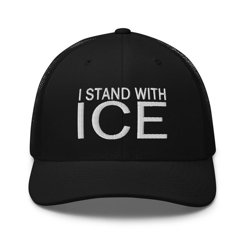 Cap, Hat I Stand With ICE US Immigration Customs Border - RAFCOLLECTION ...