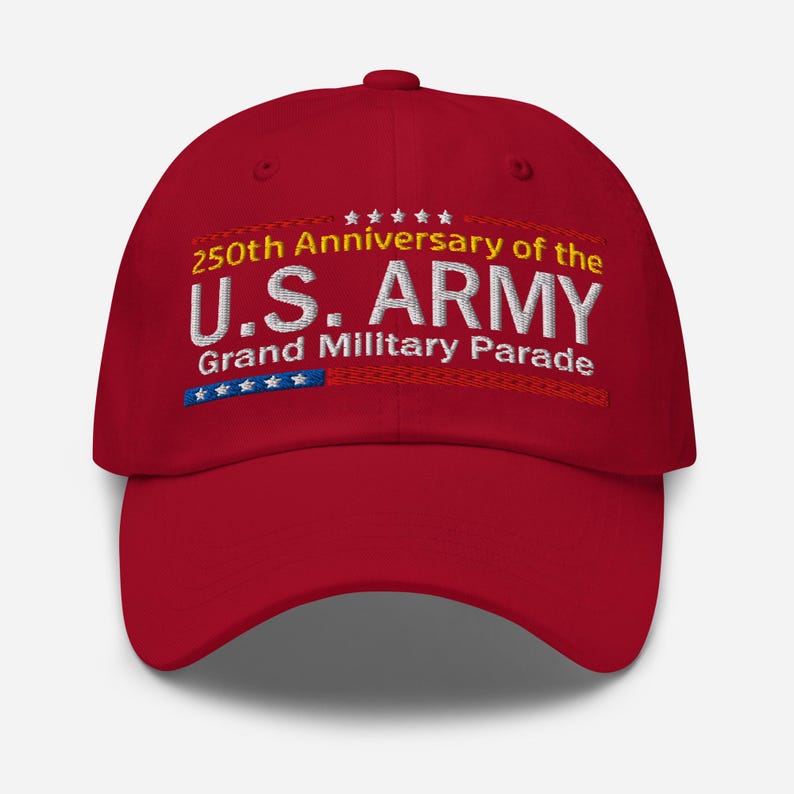Patriotic Hat - 250th Anniversary U.S. Army Grand Military Parade, Pro ...