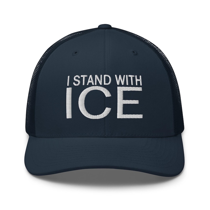 Cap, Hat I Stand With ICE US Immigration Customs Border - RAFCOLLECTION ...