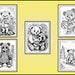 Printable Coloring Pages 40 Zentangle Style Teddy Bears Instant ...