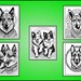 Printable Coloring Pages - 50 Zentangle Style Dogs - Assorted Breeds ...