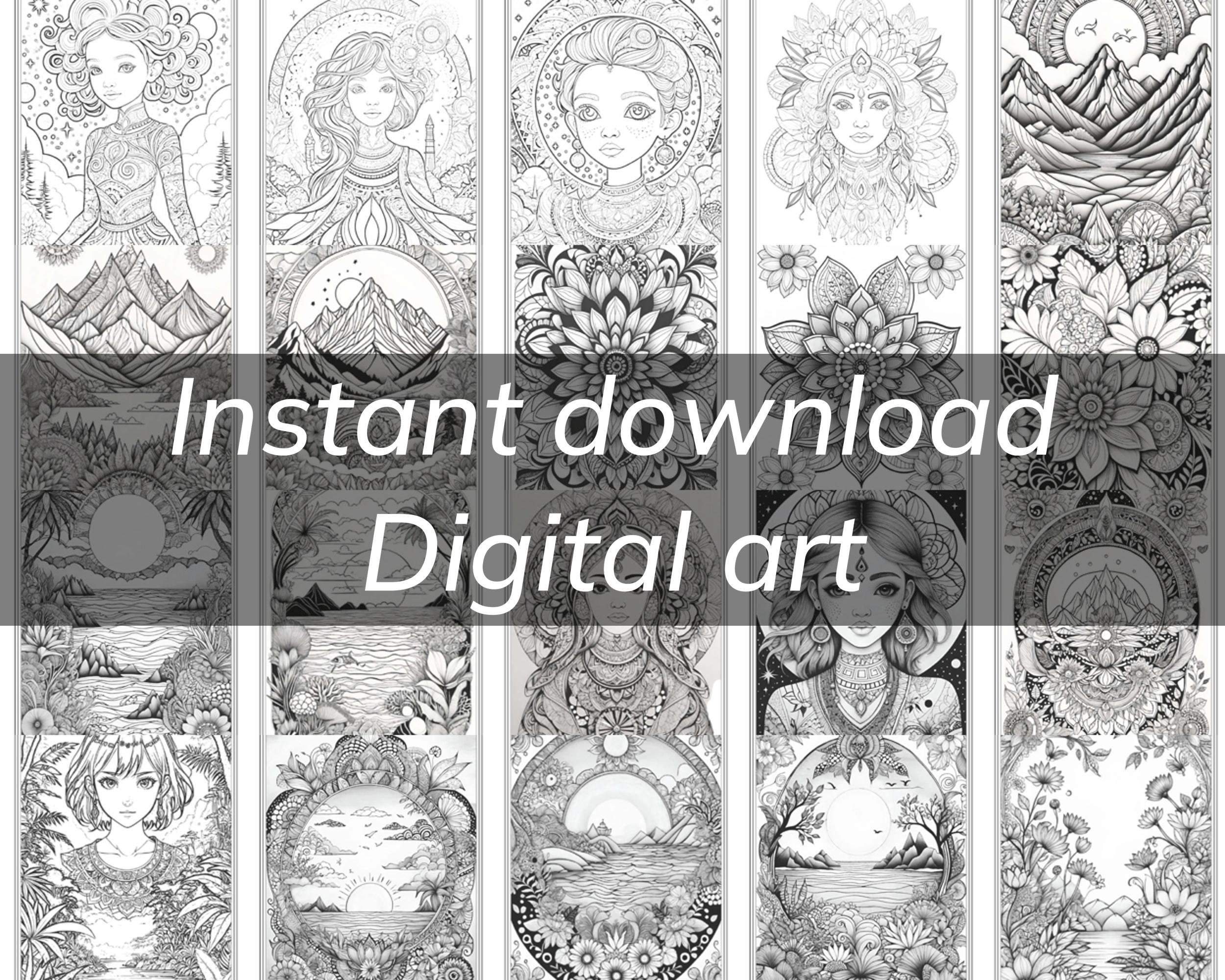 20 Serenity Coloring Pages-relaxing Coloring Pages-beautiful Scenery ...