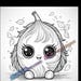 Printable Coloring Pages - Adorable Mini Monsters + Cute Creatures ...