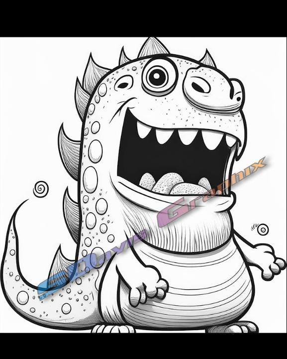 Printable Coloring Pages - Adorable Mini Monsters + Cute Creatures ...