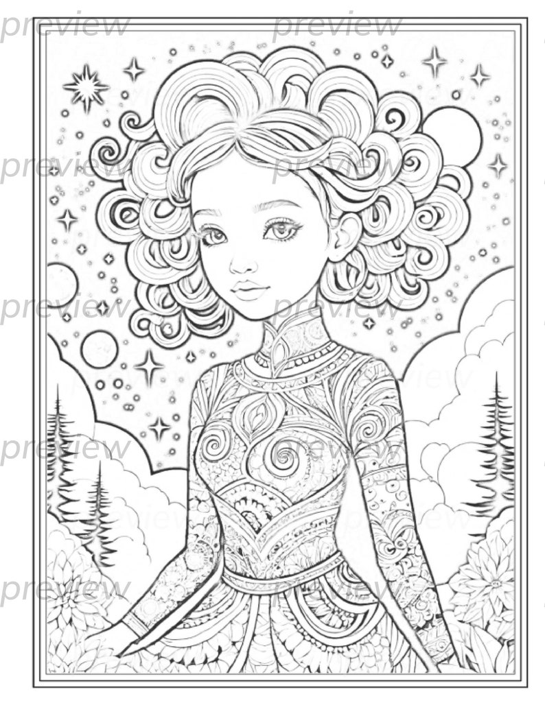 20 Serenity Coloring Pages-relaxing Coloring Pages-beautiful Scenery ...