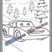 Kids Coloring Pages 16 Cartoon Style Vehicles With Different Scenes Car ...