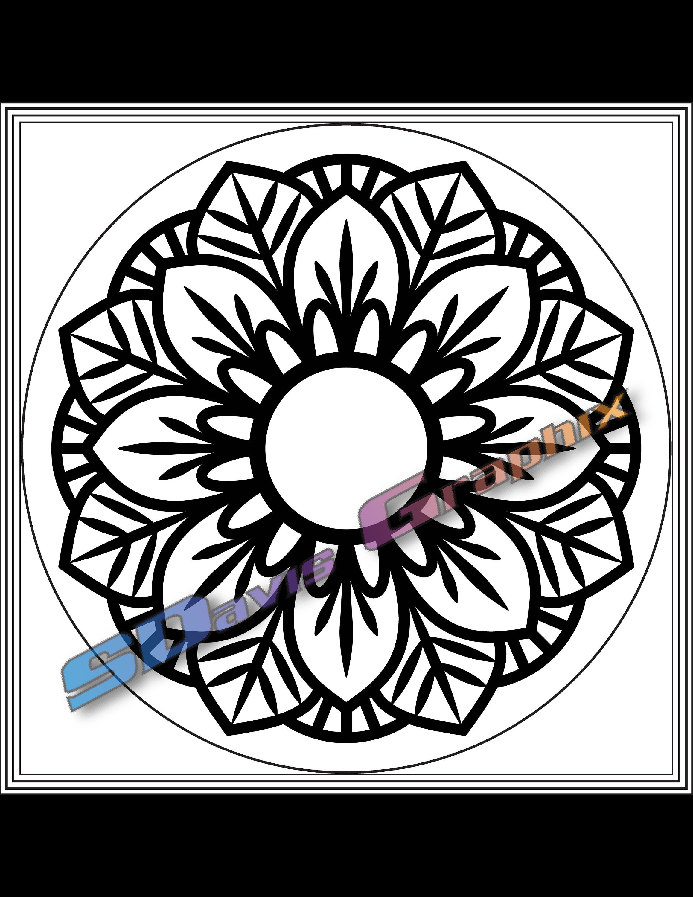 Printable Mandala Patterns - Mandala Coloring Pages - 30 Mandala Pages ...