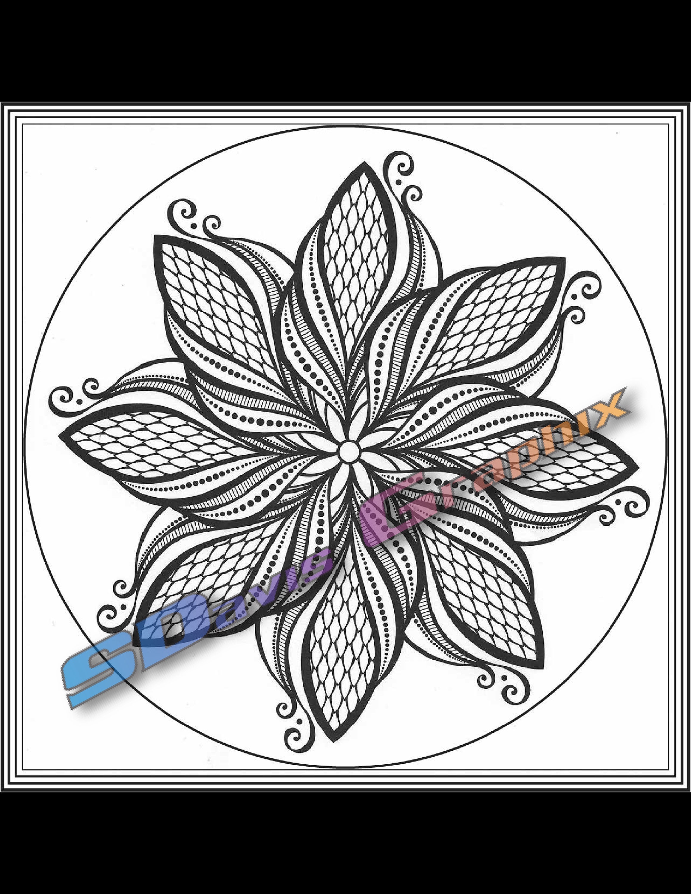 Printable Mandala Patterns - Mandala Coloring Pages - 30 Mandala Pages ...