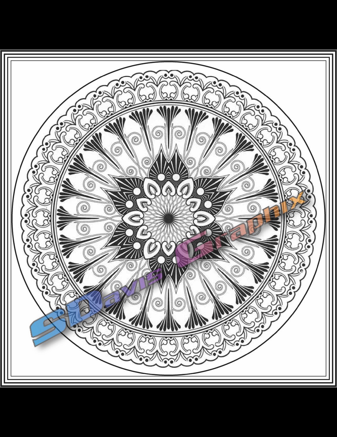 Printable Mandala Patterns - Mandala Coloring Pages - 30 Mandala Pages ...