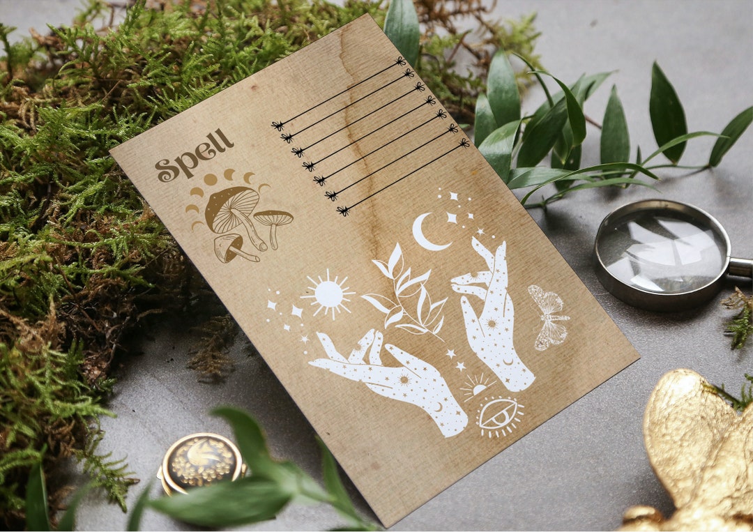 Spell Card - Etsy