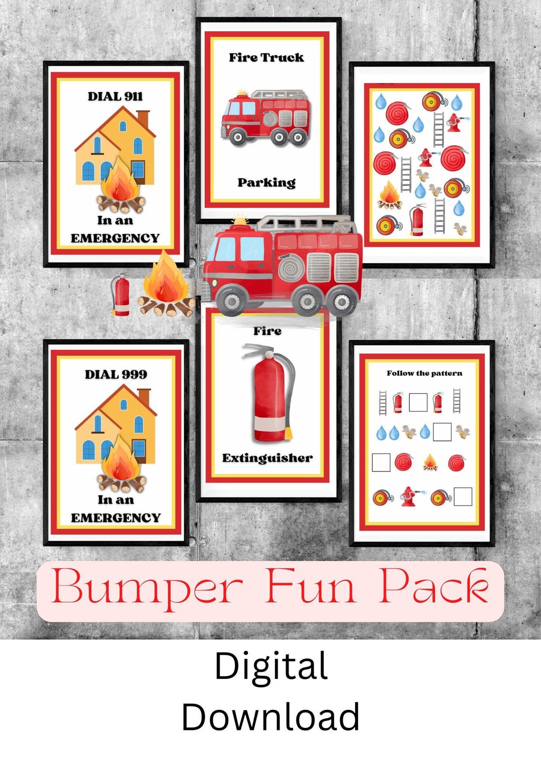 Fun Play Pack Fire Fighter Educational EYFS People That Help Us ...