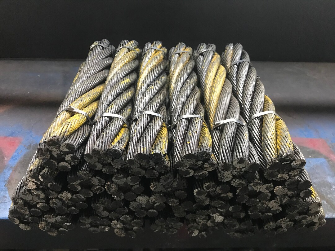 BULK - 1.5" Wire Rope - 10" Length - Making Cable Damascus Steel - Etsy