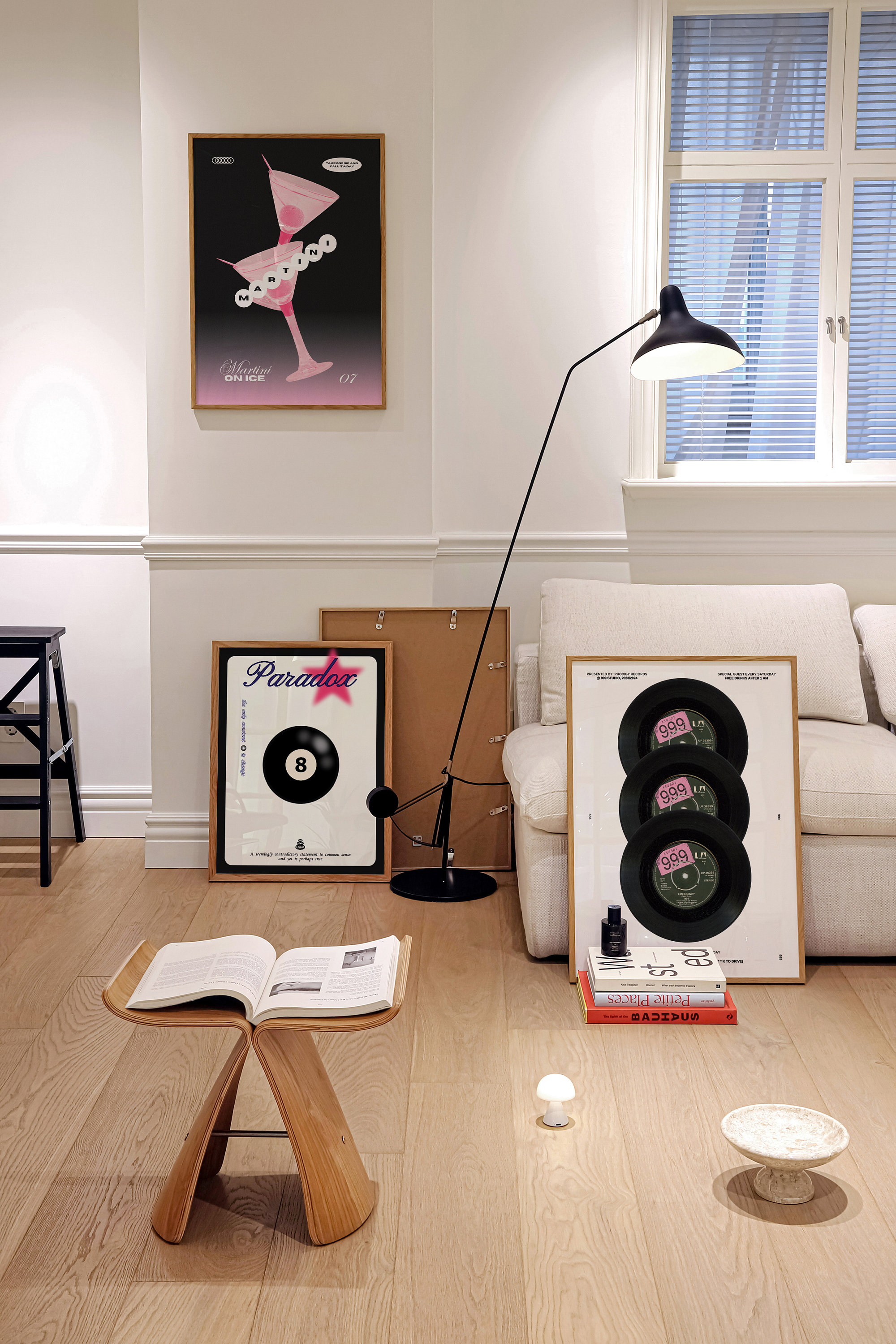 Aesthetic Trendy Retro Eight Ball Wall Art | 8 Ball Poster | Lucky ...