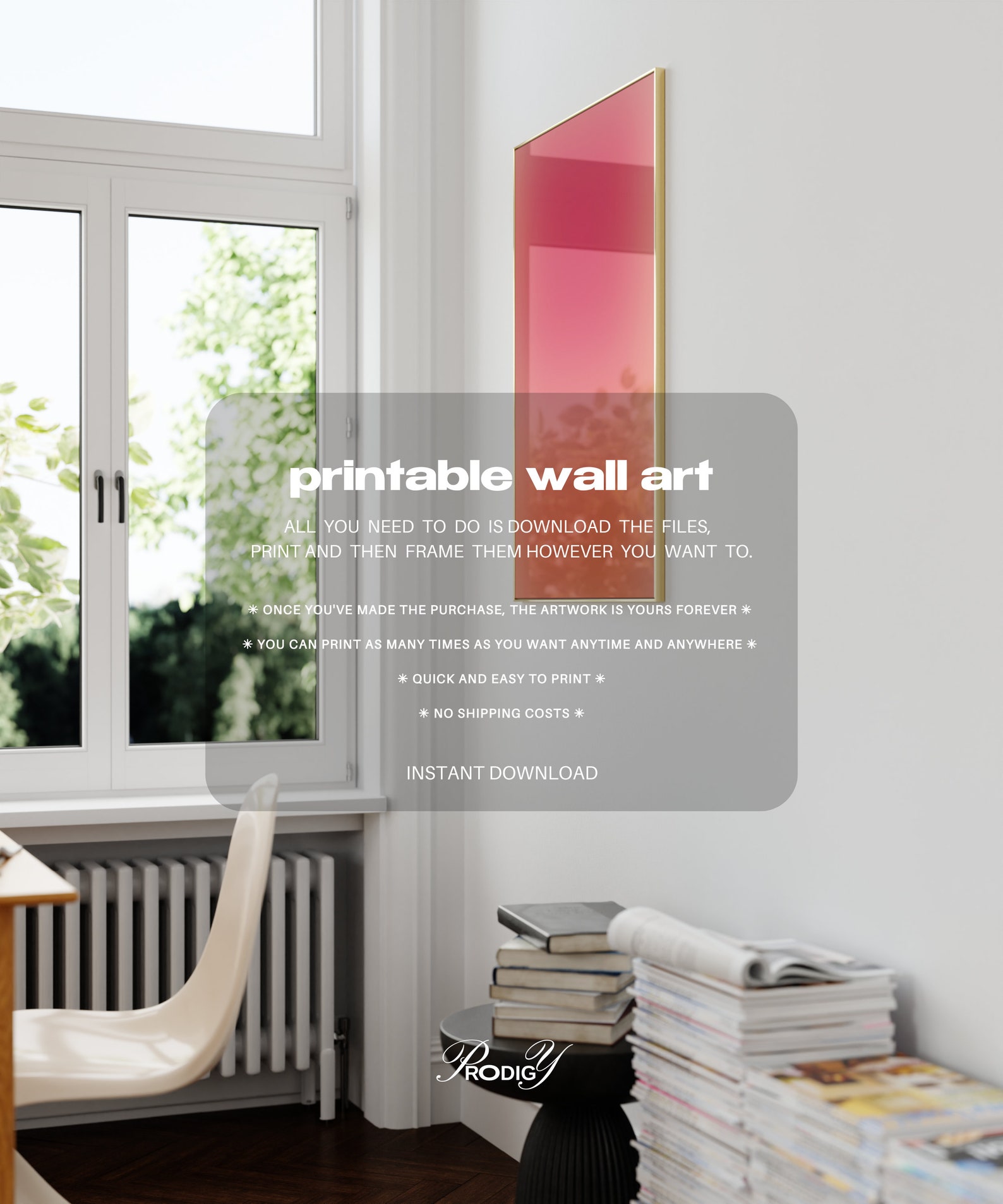 Printable Aura Poster Gradient Art Print Aura Art Print Gradient Poster ...