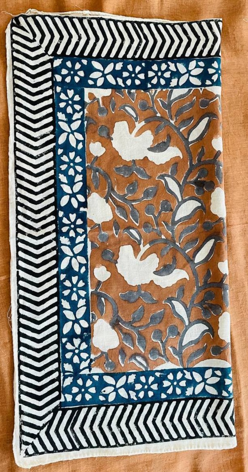 Bandana Scarf Handmade Hand Block Print Gamayun Bandana in - Etsy