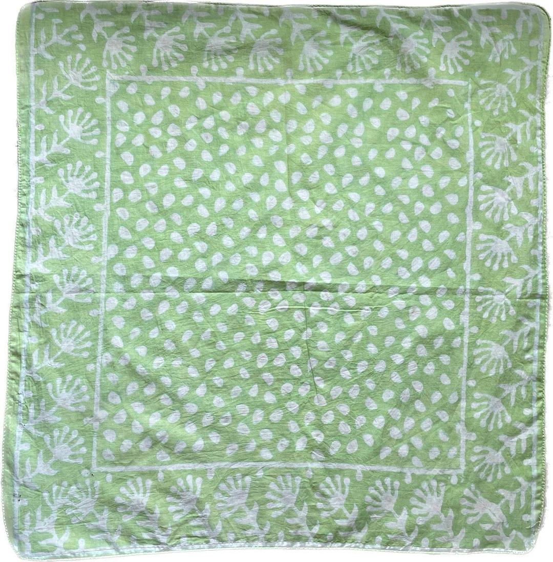 Cotton Bandana, Square Cotton Scarf, Men Women Bandana, Brown Cotton ...