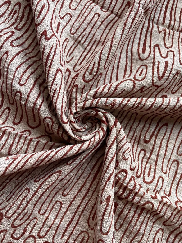 Hand Block Print Cotton Fabric: Upholstery Fabric by the Metre - Etsy