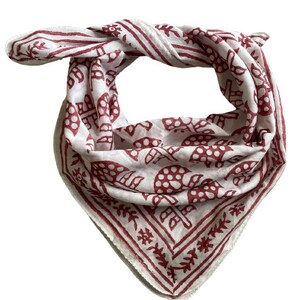 100% Cotton Bandanas, Bohemian Style Cotton Neck Scarf, Boho Soft ...