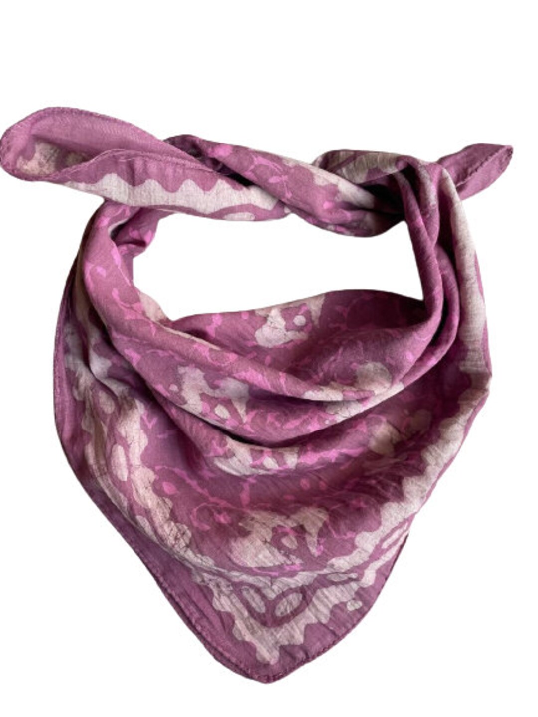 100% Cotton Bandana Face Cover Neckerchief Head-wrap Vintage Napkin ...