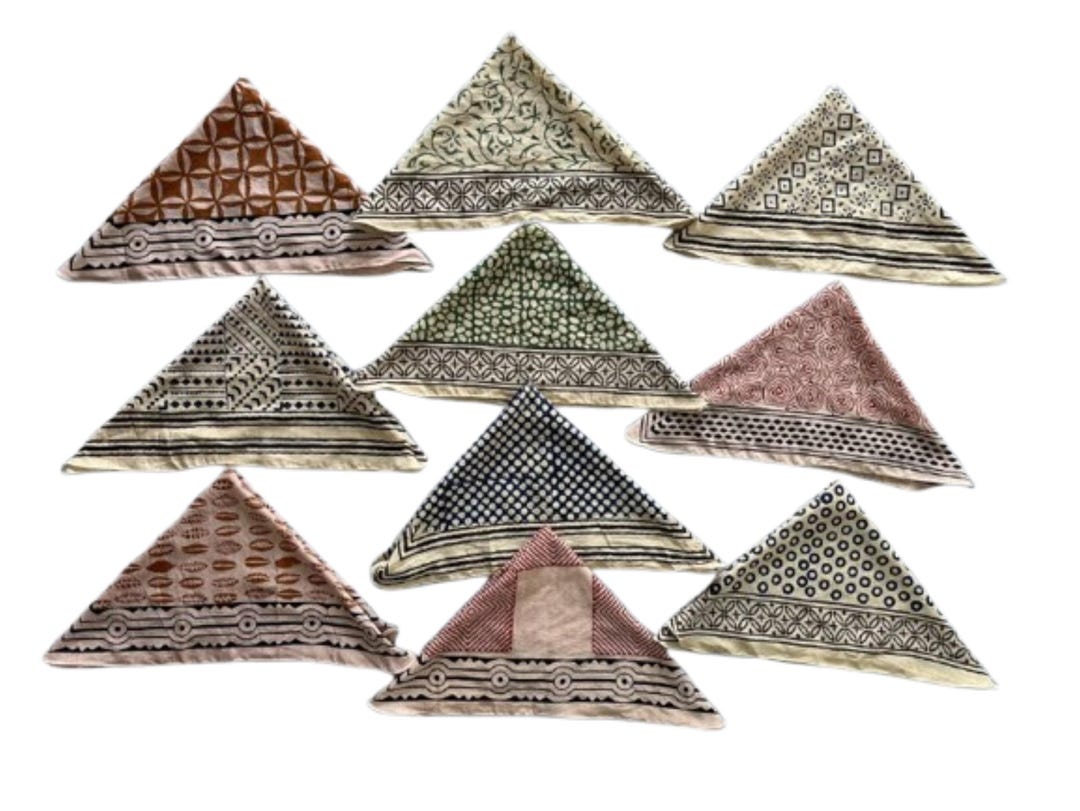 Unique Bulk Bandanas Set of 30 Organic Cotton Bandana Bandana Scarf ...