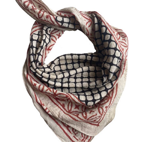 Mens Cotton Neck Scarf - Etsy