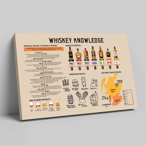 Whiskey Infographic Poster