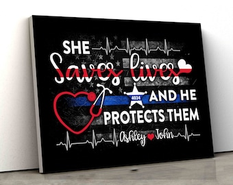 Police and Nurse Flag - Etsy