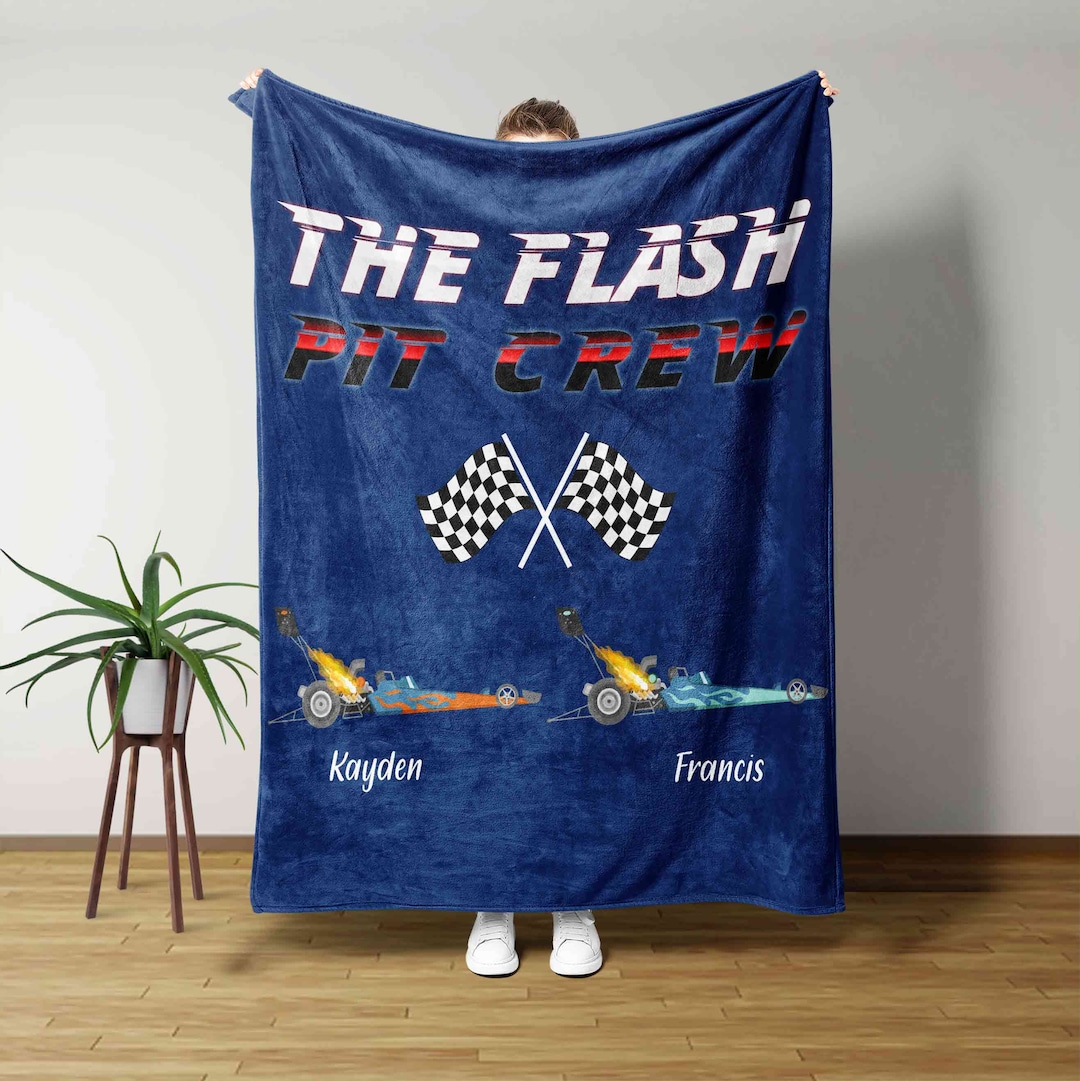 Custom Racing Blanket, the Flash Pit Crew Blanket, Pit Crew Blanket ...