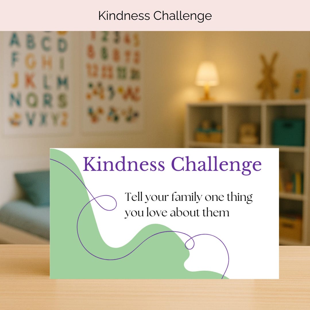 Kindness Challenge Cards for Kids | Printable Year-round Kindness ...