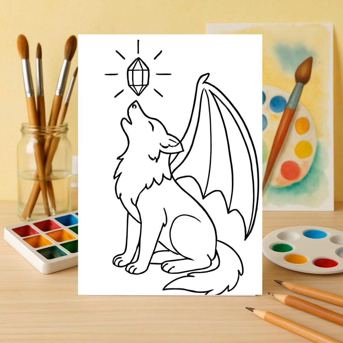 25 Fantasy Animals Coloring Pages | Printable Mythical Creatures for ...
