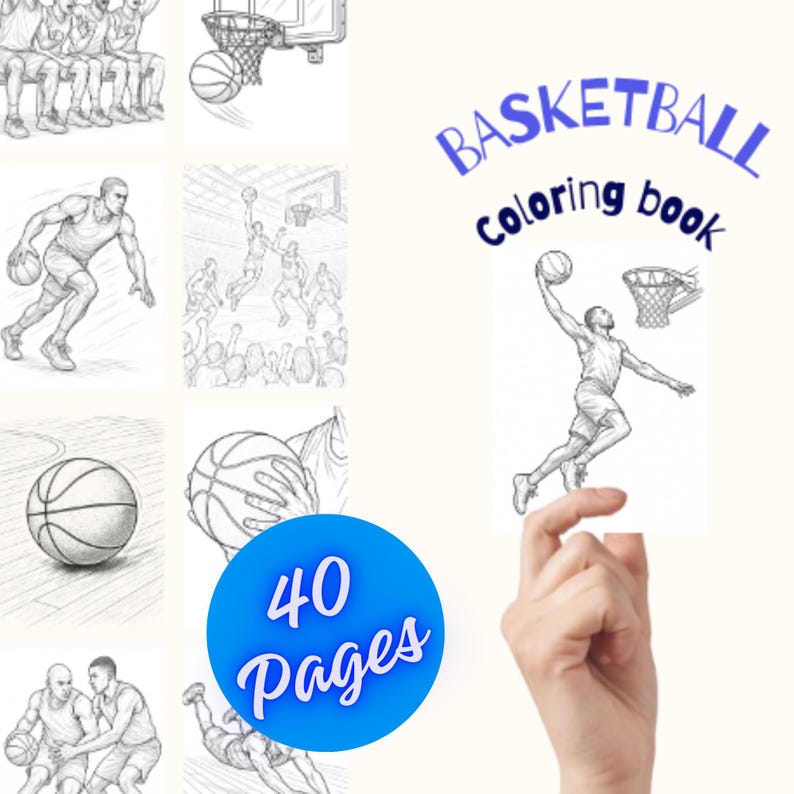 40 Realistic Basketball Coloring Pages | Sports Coloring Book for ...
