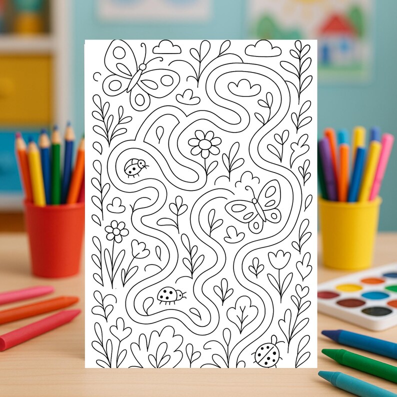 40 Calm & Focus Coloring Pages for Kids | ADHD and Anxiety Relief ...