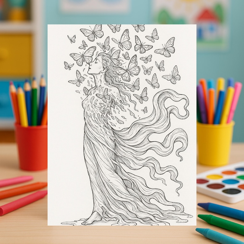 Surreal Art Coloring Pages Inspired by Salvador Dalí | Whimsical ...