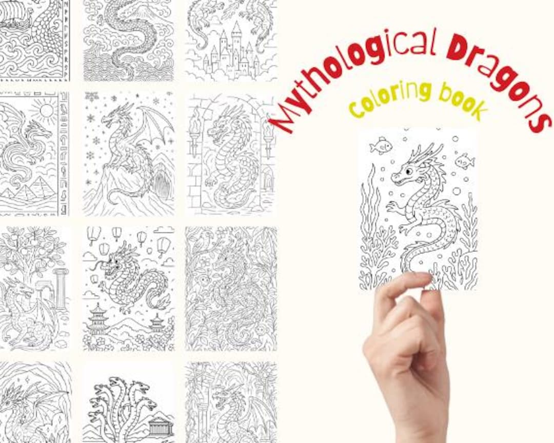 40 Mythological Dragon Coloring Pages | Printable Great Dragons ...