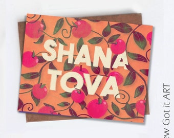 Rosh Hashanah Cards to Color. 3 Coloring Pages of Shana Tova - Etsy Israel